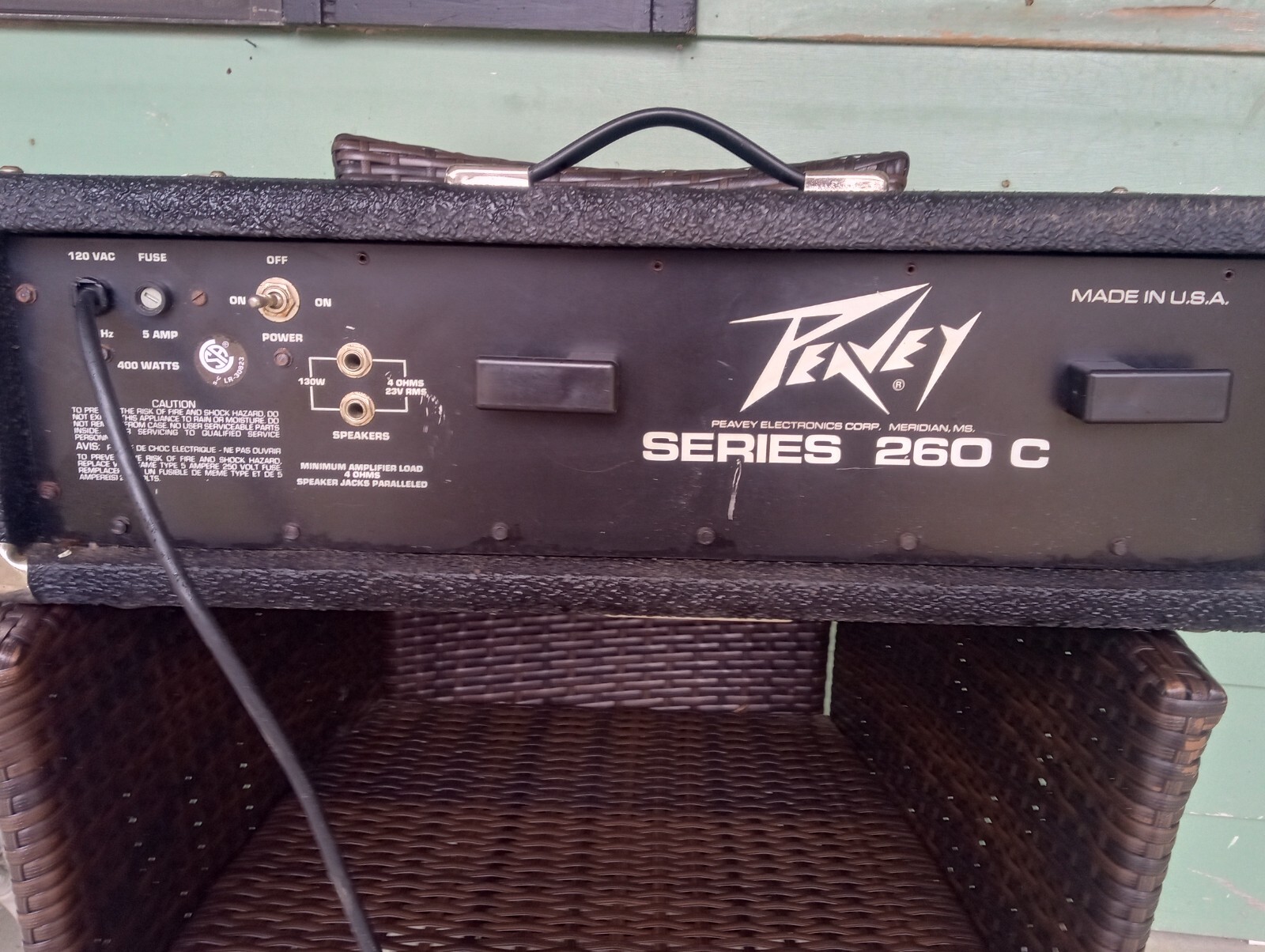 Vintage Peavey XR-500 Series 260-C 5 Channel Mixer Amp Head - Tested ...