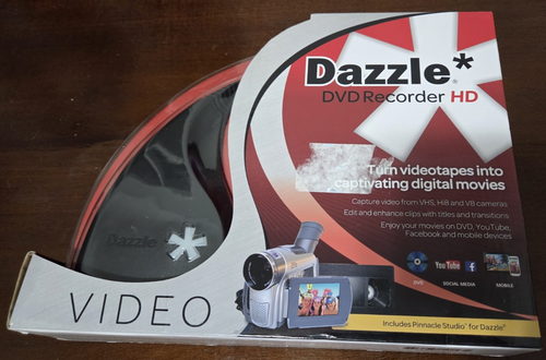 Dazzle Pinnacle DVD Recorder HD Video Converter Capture Enhance Digital ...