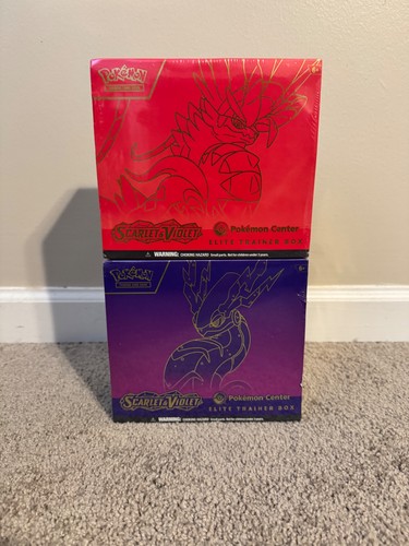 Factory Sealed - Scarlet And Violet Base ETB Set - Pokemon Center ...