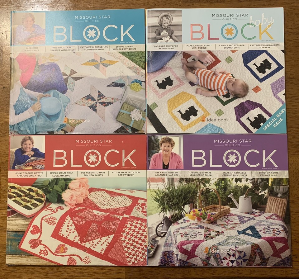 Lot of 7 Missouri Star Quilt Co Block Quilting Idea Books Jenny Doan | eBay