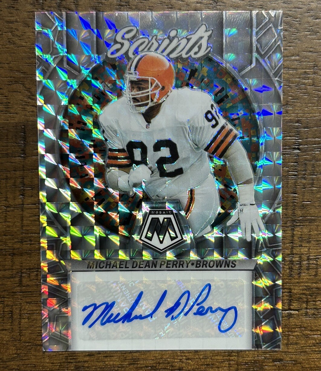 Michael Dean Perry 2023 Mosaic Mosaic Prizm Scripts Auto Autograph #S25 ...