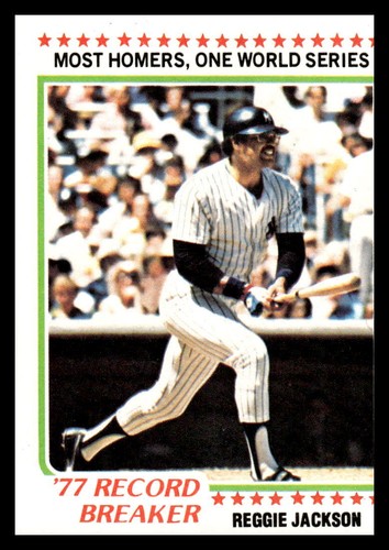 1978 Topps Reggie Jackson #7 New York Yankees Baseball Card READ | eBay