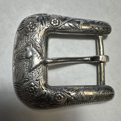 Keyston Bros San Fran. Sterling Silver Hand Engraved Horse Head Belt ...