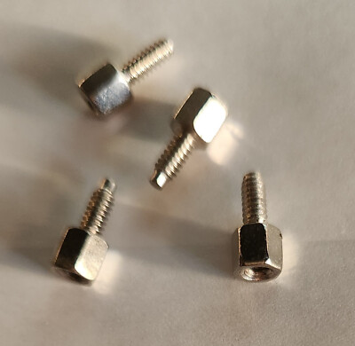 4x Jackscrew Cylinder Support Screw PC Motherboard VGA DB9 DVI COM ...