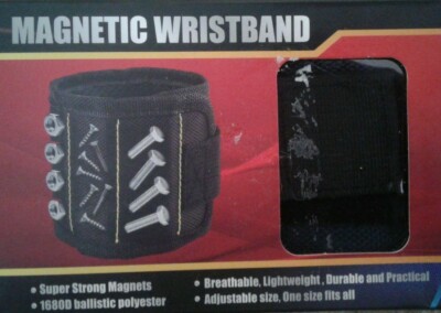 Magnetic Wristband with 15 Strong Magnets, Tool Belt Magnetic Wrist ...