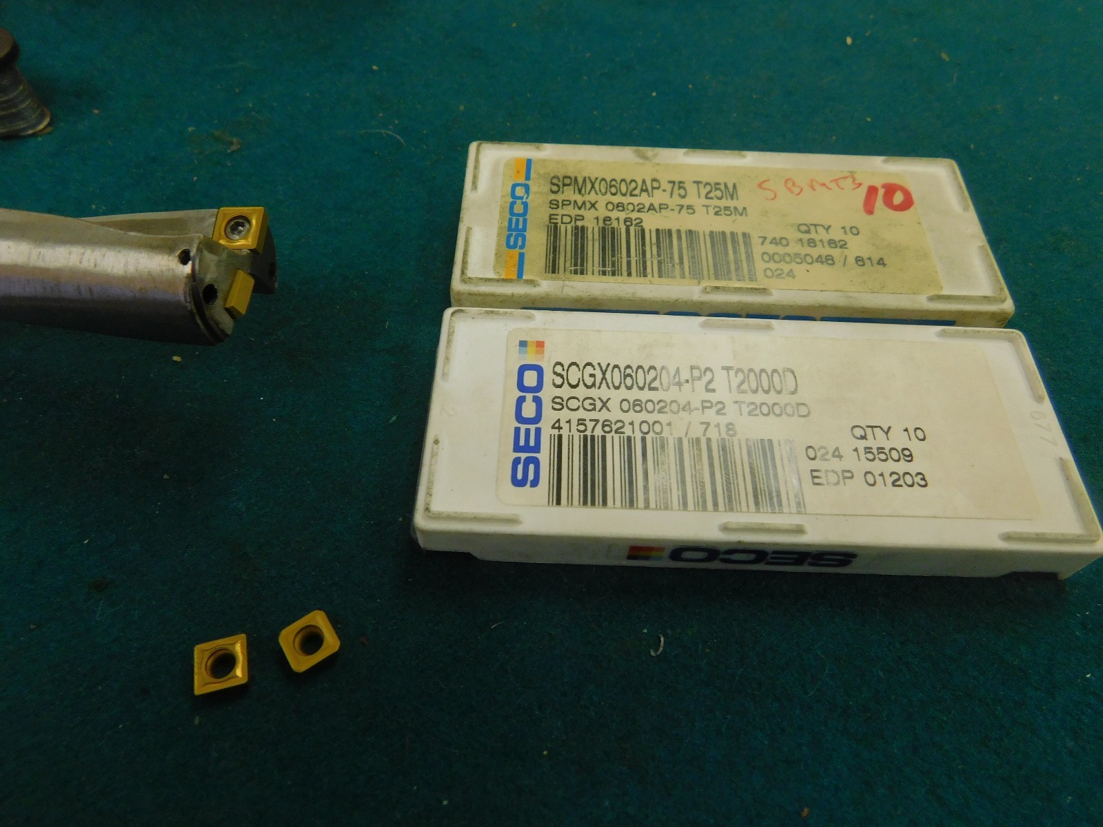 Seco 21mm (0.8268") Insert Drill SD503-21-63-25R7 25mm Shank | eBay