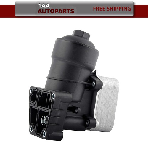 Engine Oil Filter Housing & Oil Cooler for VW Audi Seat Skoda 2.0L ...