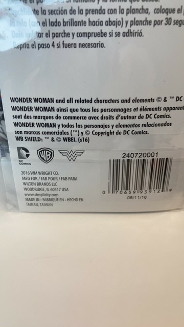 BONDEX WONDER WOMAN TWILL IRON ON PATCH (5" X 7") - REPAIR - CARTOON ...