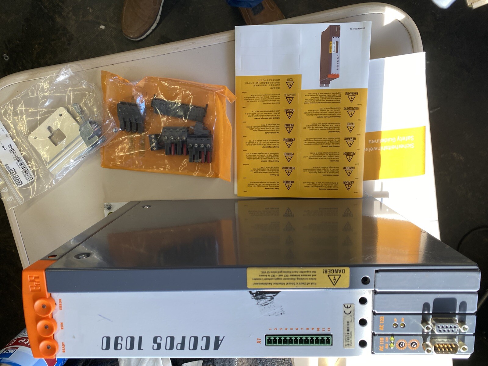 B&R ACOPOS 1090 SERVO DRIVE 8V1090.00-2 Rev. O0 + AC110 + AC120 | eBay