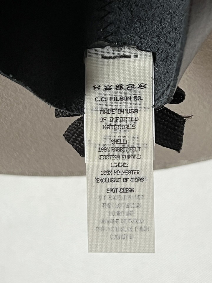 FILSON STETSON WOLF CANYON HAT NATURAL L NWB SOLD OUT | eBay
