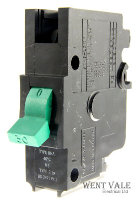 Federal Electric - BNA1P30 - 30a Type 2 Single Pole MCB Used | eBay UK