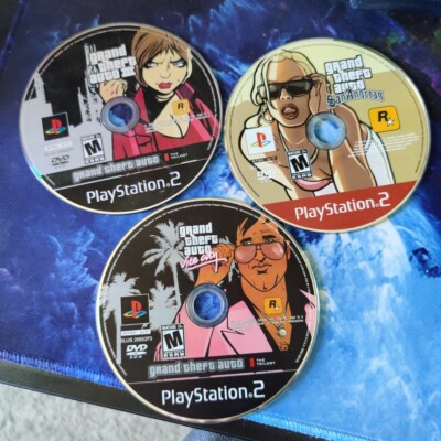 GTA Grand Theft Auto: The Trilogy PS2 (Sony PlayStation 2) Discs Only ...
