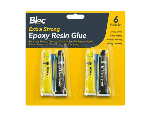 Two Part Epoxy Resin Glue 2 Part Glue Super Strong Extra Tough DIY Home ...