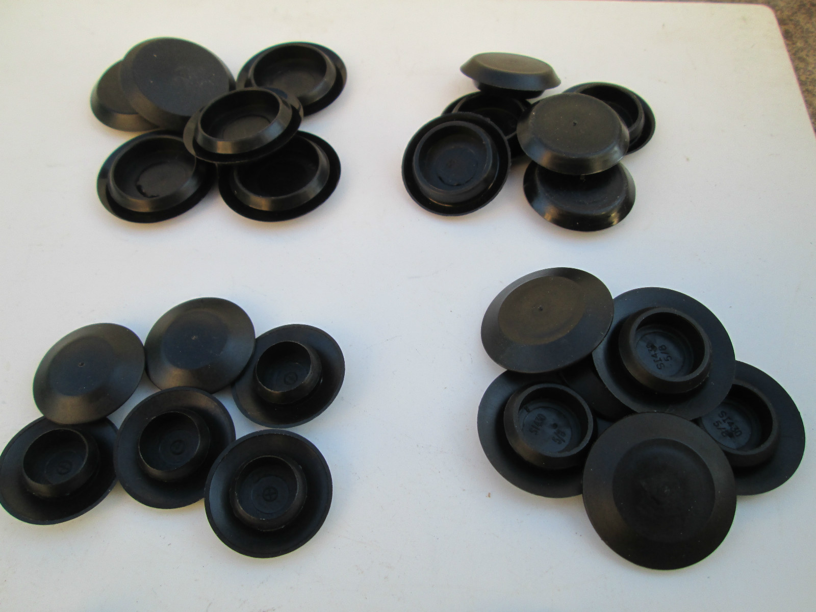 36-Sheet Metal Plugs Body Panel Plugs Assortment Fender Plugs 1/4" to 7 ...