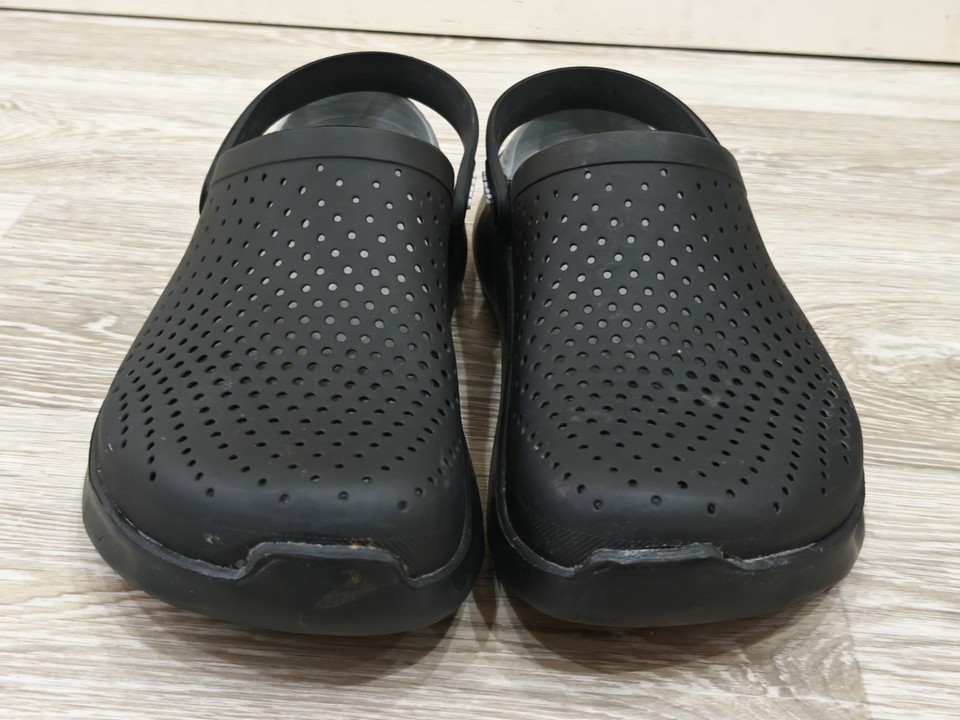 Crocs Unisex Adult Classic Literide 360 Black/Gray Clogs Size UK 11 ...