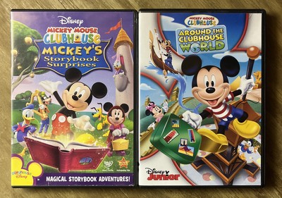 Mickey Mouse Clubhouse DVDs - Around The Clubhouse World & Storybook ...