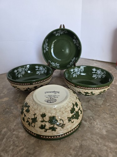 Temp-tations Dinnerware Set of 4 Cereal Bowls Floral Lace Collectible ...