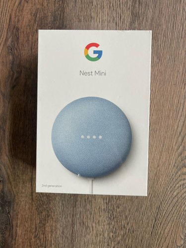 Google Nest Mini 2nd Gen Smart Speaker Sky | eBay