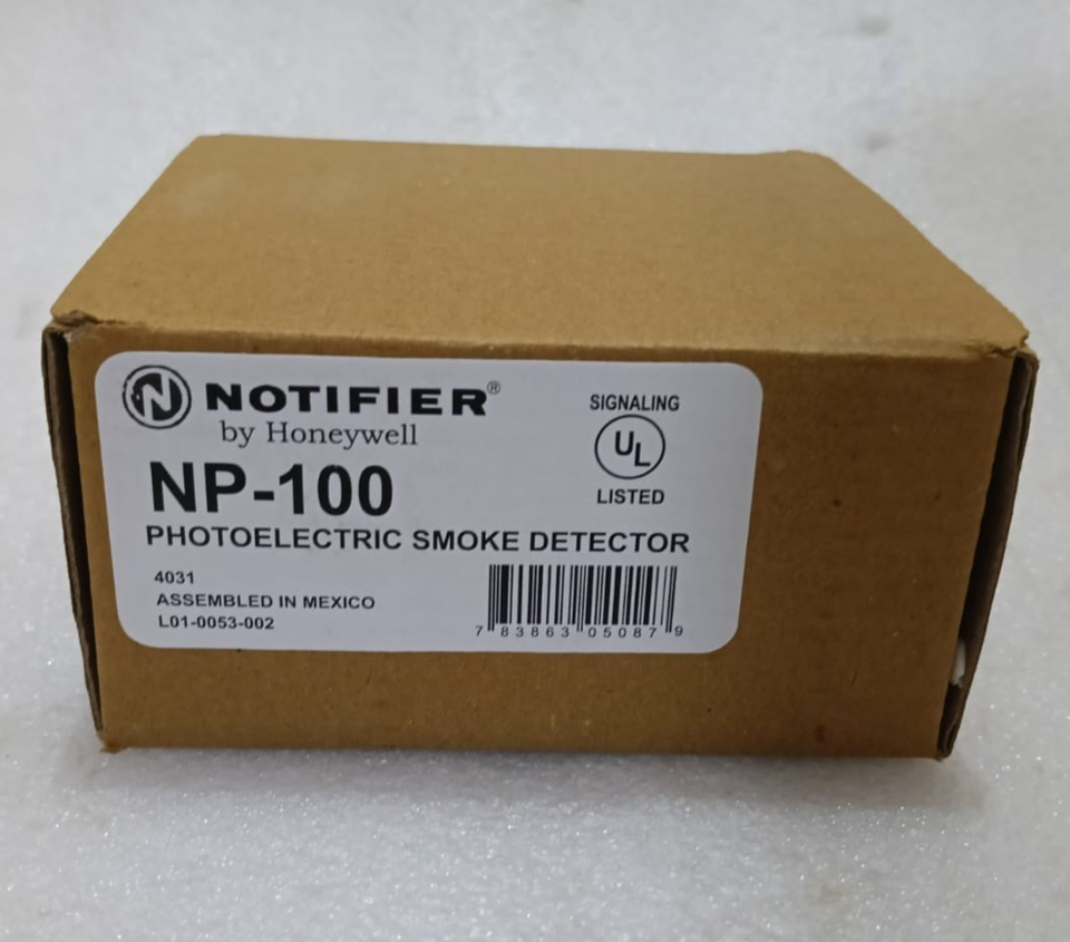 Notifier NP-100 Photoelectric Smoke Detector Fire Alarm NP 100-NEW | eBay