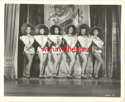 VINTAGE Chorus Girls SEXY LEGS '40 DANCING ON A DIME DBW Publicity ...