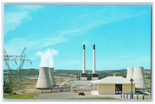 Shelocta Pennsylvania PA Postcard Keystone Generating Station Aerial ...