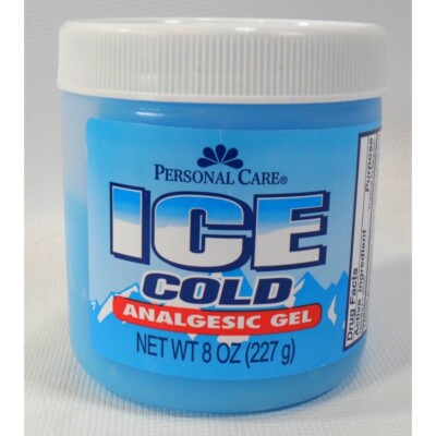 Personal Care, Ice Cold Analgesic Gel 8 oz., 1 Jar Each, By Delta ...