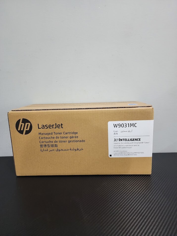 HP W9031MC LASERJET MFP E67550 MANAGED TONER CYAN Toner Cartridge | eBay