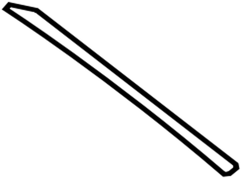 75766-78010 Toyota Moulding, rear door window frame, rear lh 7576678010 ...