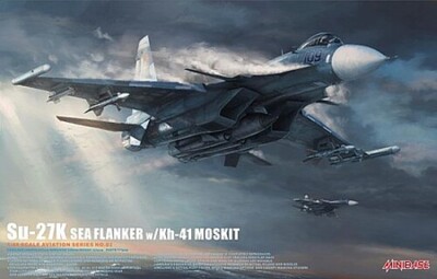 MB Russian Su27K Sea Flanker Kh41 Cruise Missiles - Plastic Model ...