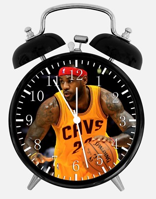 LeBron James Alarm Desk Clock 3.75" Home or Office Decor E391 Nice For ...