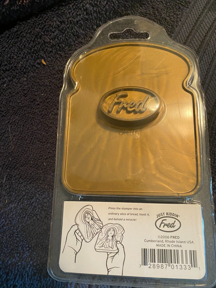 Holy toast , bread stamper, brand new in factory packing | eBay