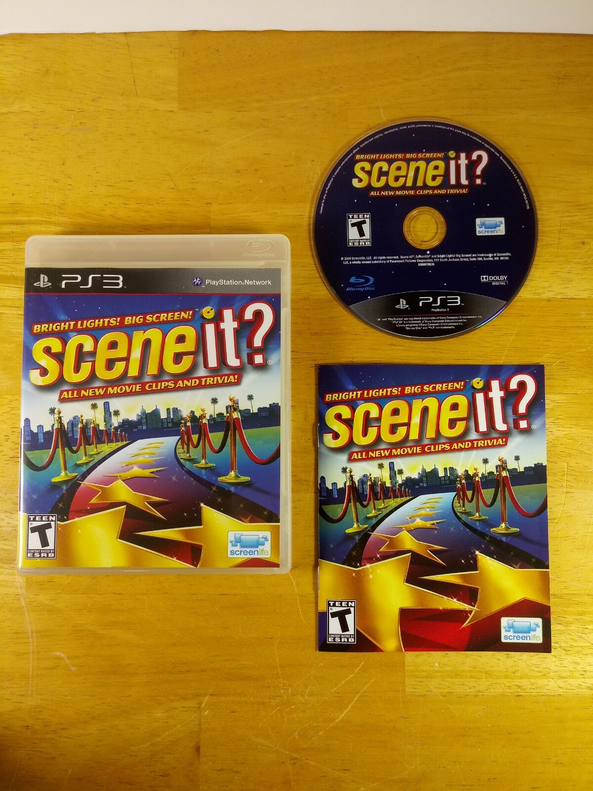 Scene It Bright Lights Big Screen (Sony PlayStation 3, 2009) Trivia ...