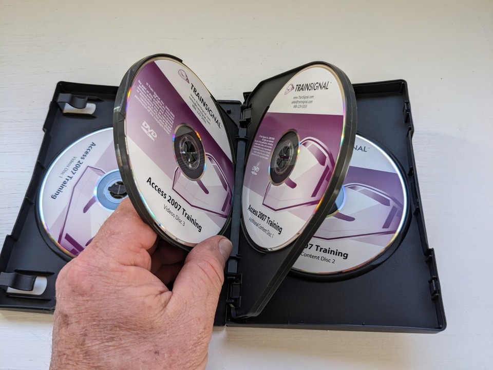Trainsignal Microsoft Access 2007 Computer Training DVD 5 Discs | eBay