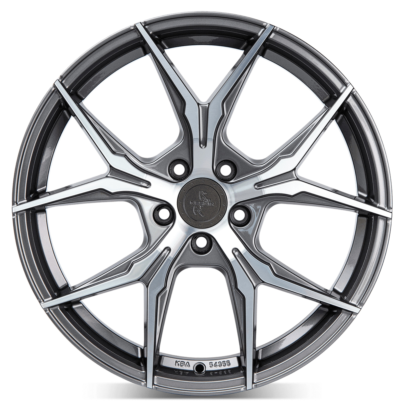 19" Keskin KT19 Grey Polish ET30 Alufelgen für BMW 7er Lim. G11 / G12 ...