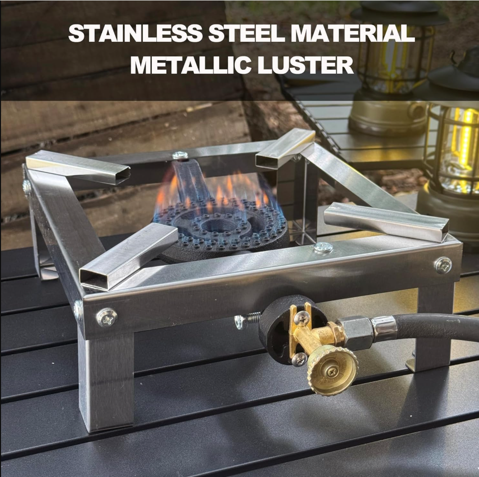 High Power Propane Burner for Outdoor Cooking and Brewing - Fast ...
