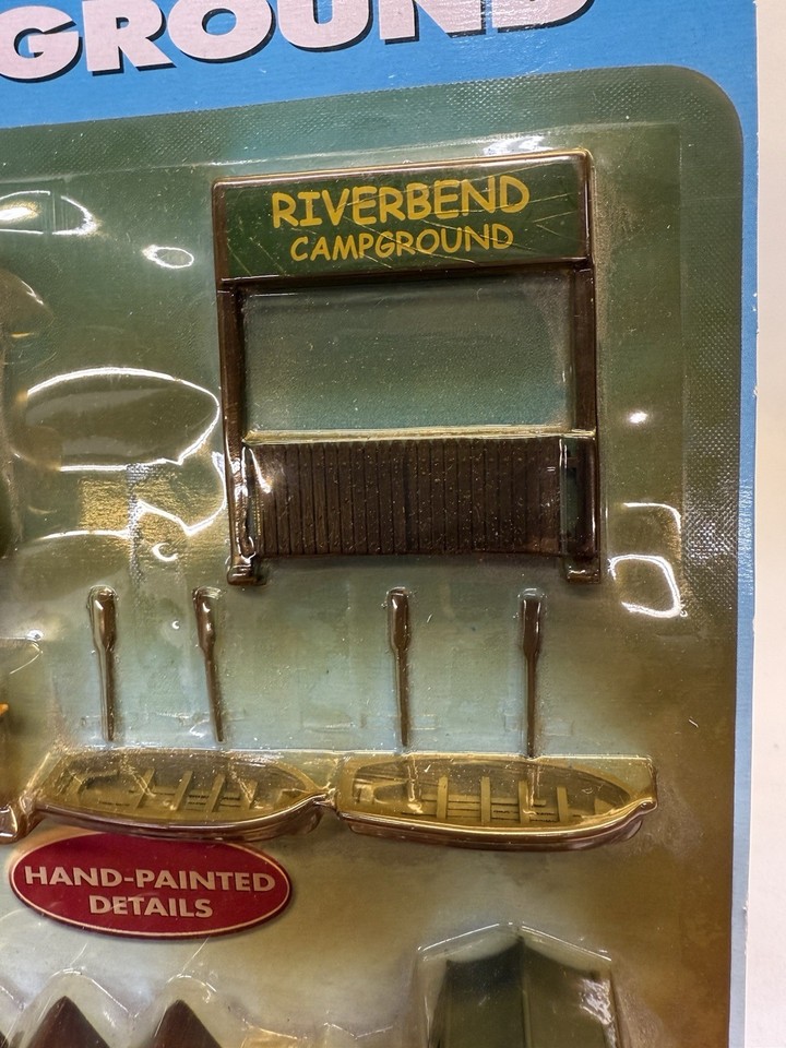 LIFE-LIKE 1/87 HO SCALE SCENE MASTER CAMPGROUND SET ITEM #4280 FACTORY ...