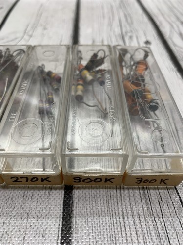 Carbon Resistors Vintage Lot – Assorted Values- Range From 150k To 300k ...