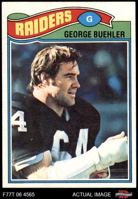 1977 Topps #137 George Buehler Raiders Stanford 6.5 - EX/MT+ | eBay