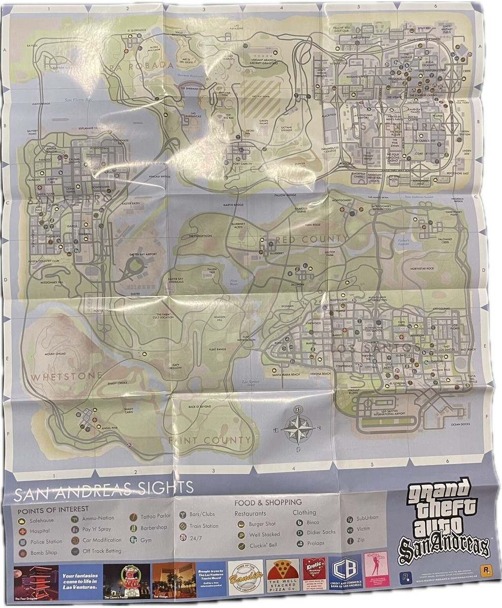 Gta San Andreas Map