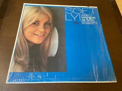 Wanda De Sah~Softly~SHRINK~RARE LATIN POP Female Vocal LP~Capitol~FAST ...