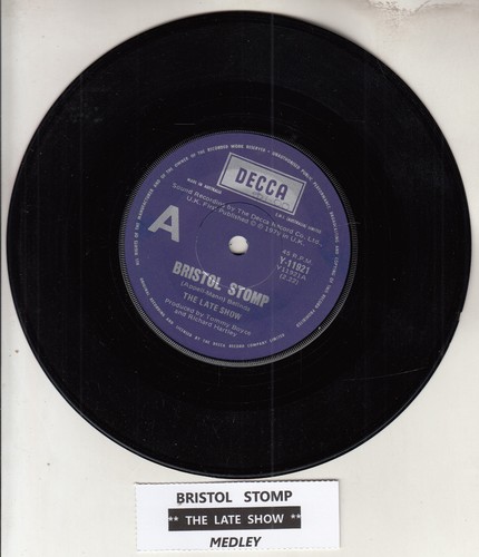 THE LATE SHOW Bristol Stomp 7" 45 rpm record NEW RARE! + juke box title ...