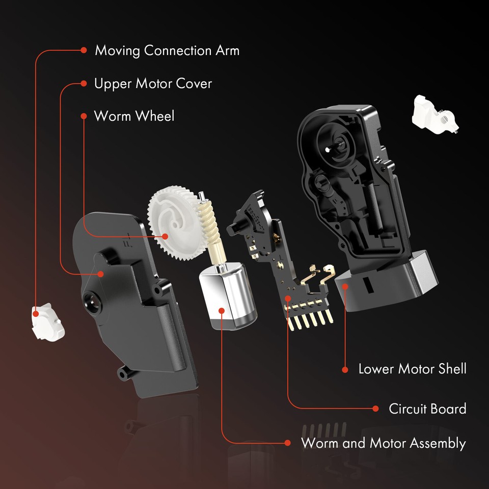 Rear Driver Left Sliding Door Lock Actuator for Toyota Sienna 04-10 ...