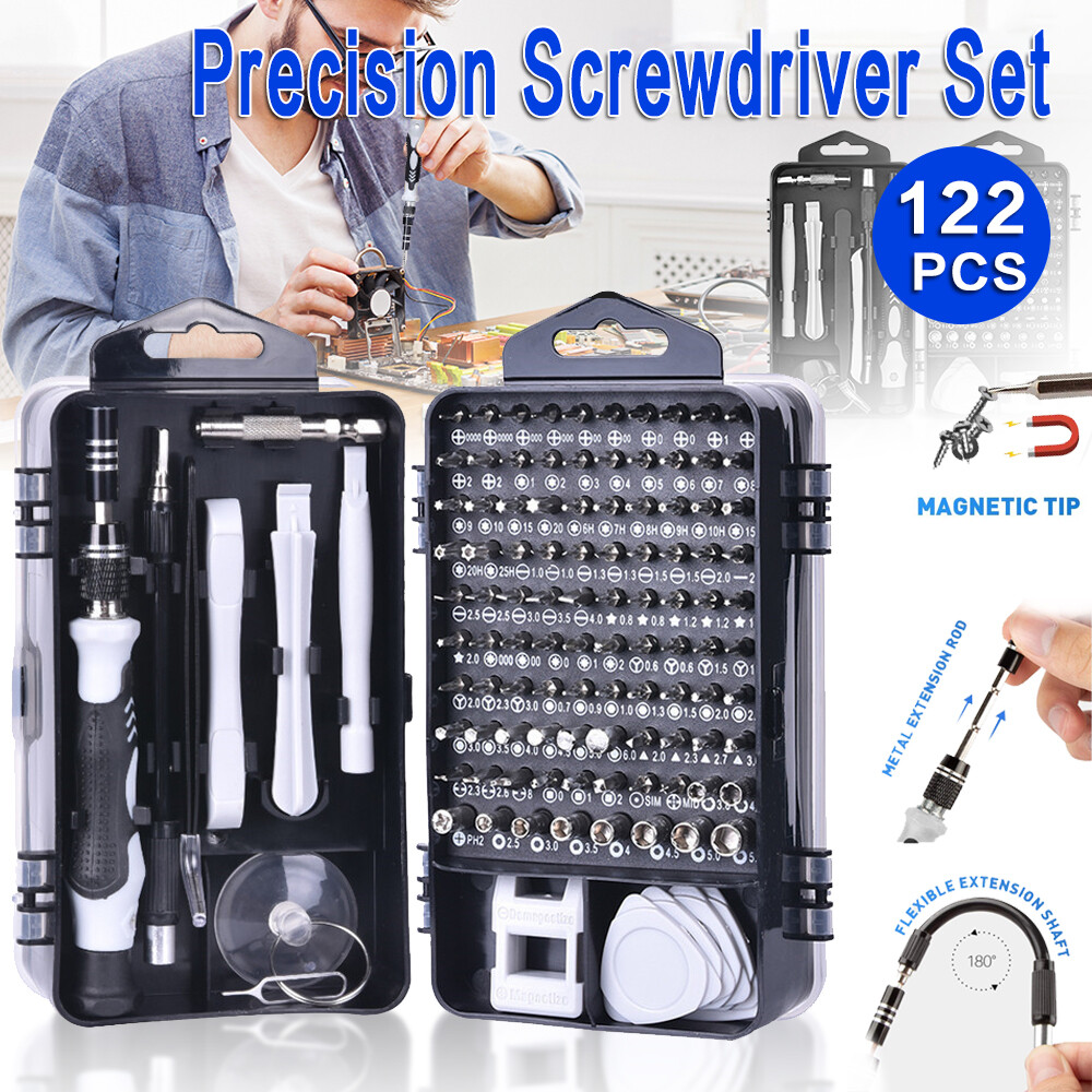 122 in 1 Magnetic Precision Screwdriver Set Computer Pc Phone Repair ...