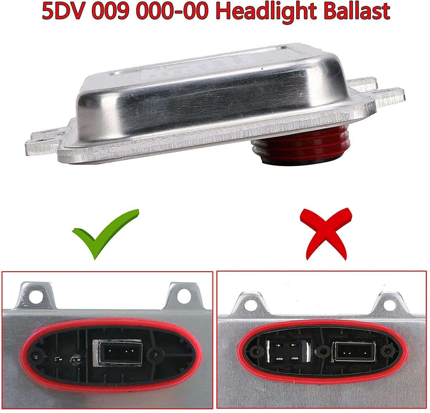 2x HID Xenon Ballast Control Unit 5DV00900000 For BMW E60 E61 E65 E66 E70 X5 X6 | eBay