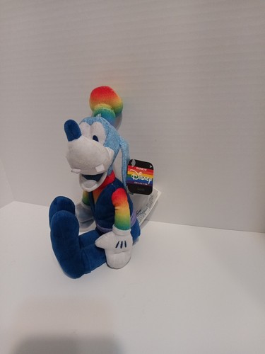 Disney Rainbow Pride Collection Goofy Small Stuffed Animal Plush 8" | eBay