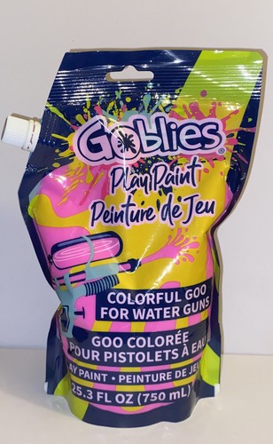 Goblies Play Paint Colorful Goo For Water Guns 25.3 FL Oz PINK For ...