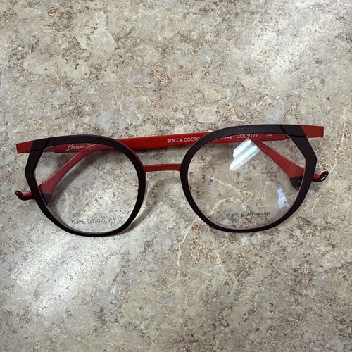 Face A Face Bocca Cocto 2 Womens Metal Eyeglass Frame 9122 Red 50-21 | eBay