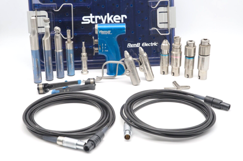 Stryker RemB Small Bone Electric Handpiece Set with Attachments and ...