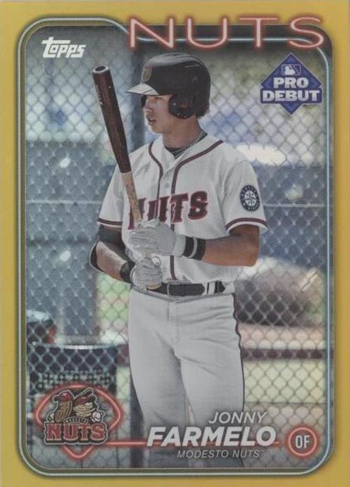 2024 Topps Pro Debut - Jonny Farmelo #PD-67 Gold Foil /50 (RC) for sale ...