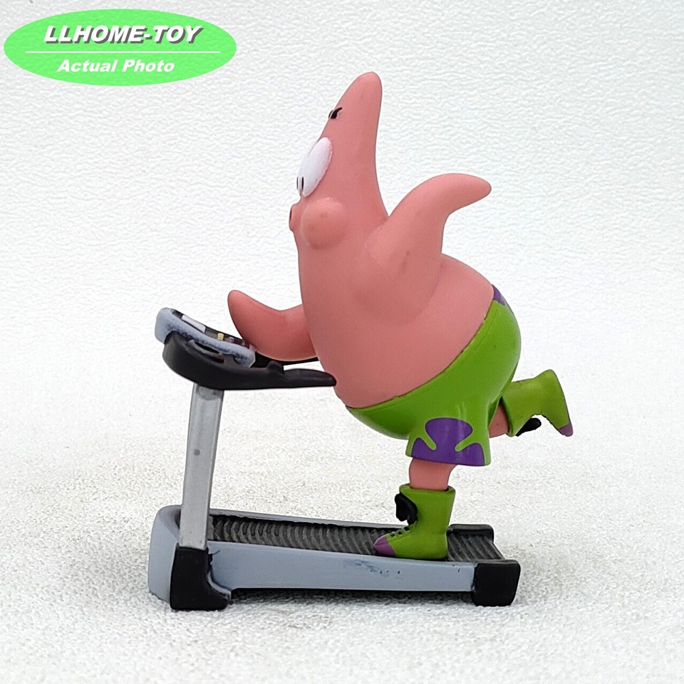 Anime Self-Discipline Patrick Star Muscle treadmill PVC Figure Statue ...